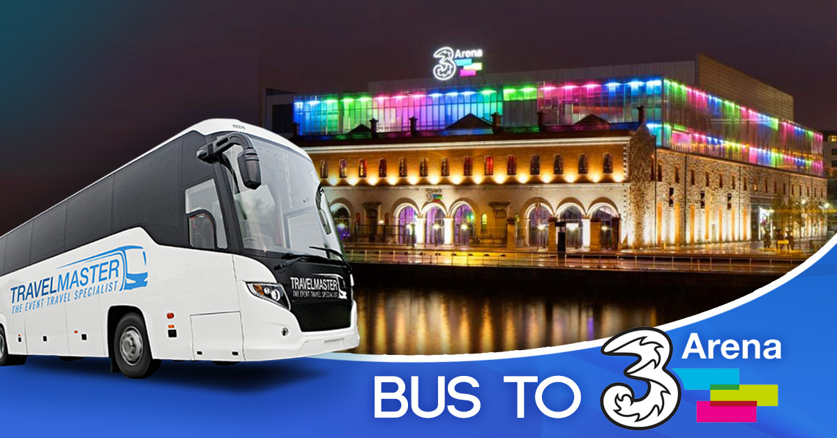 Bus to 3 Arena Dublin - Travel by Coach Direct to 3 Arena