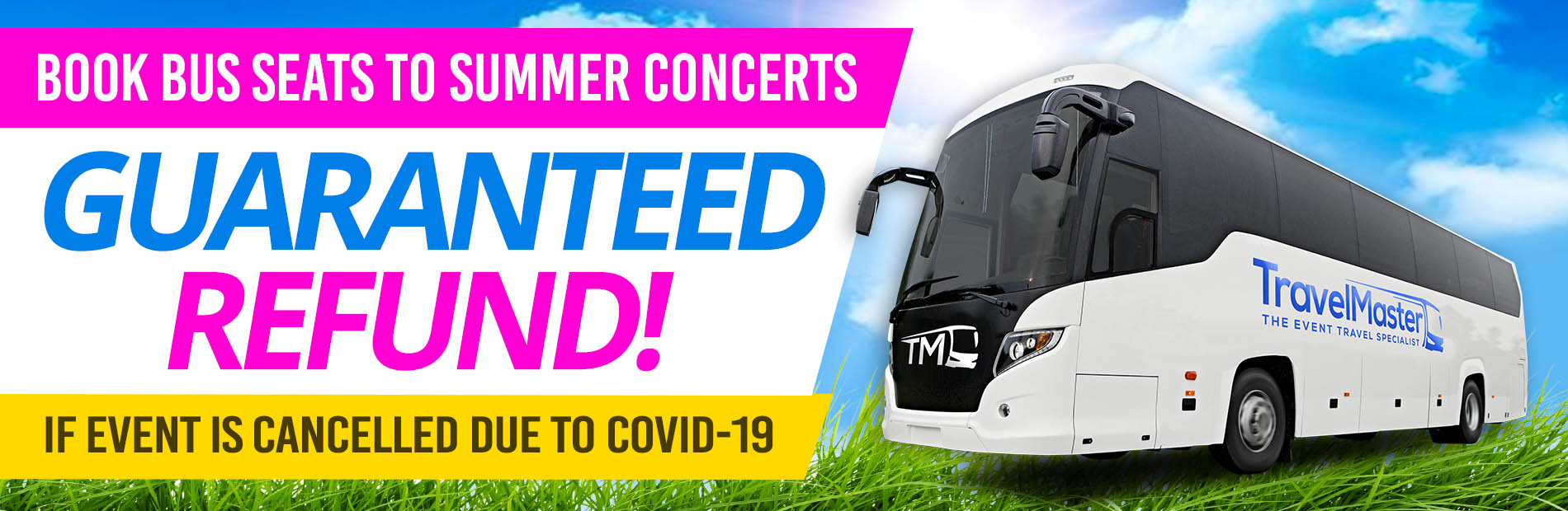 TravelMaster - Coach Travel to Festivals Concerts & Sporting Events