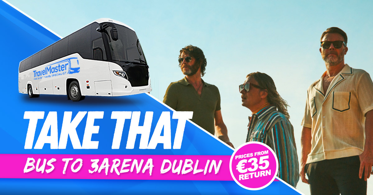 Bus to Take That 3Arena - Nationwide Return Service