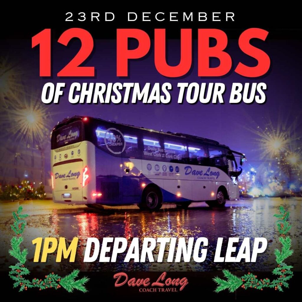 12 Pubs of Christmas Tour Bus - 1pm Departing Leap 23rd Dec - Travel Master