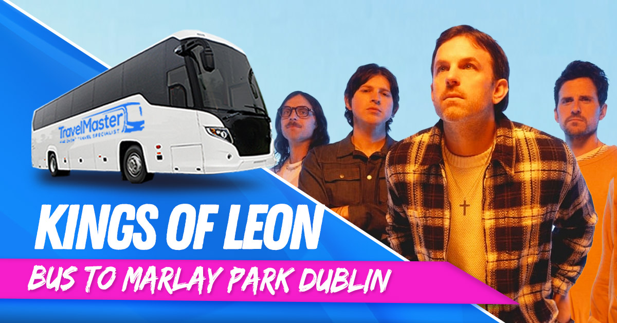 Bus to Kings of Leon Marlay Park Dublin July 2024 - Travel Master