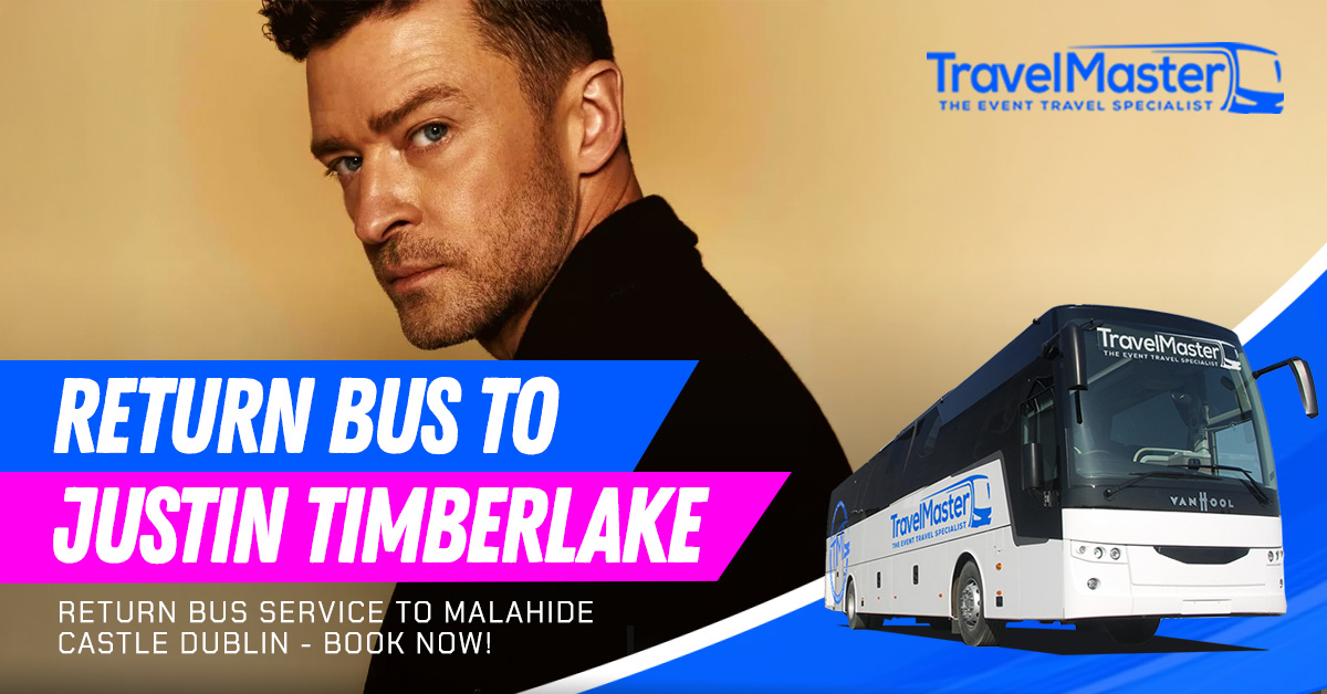 Bus to Justin Timberlake Malahide Castle Dublin 2025