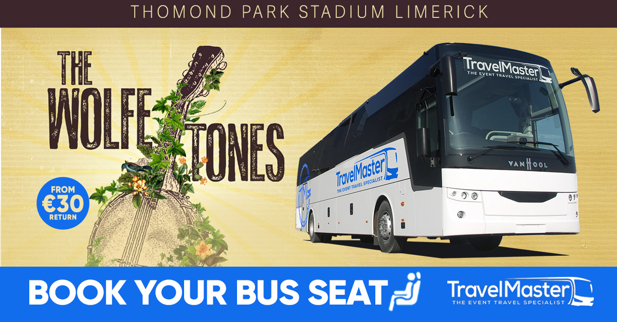 Bus to Wolfe Tones Thomond Park 2025