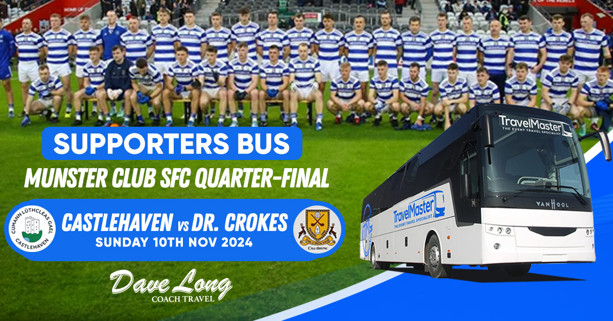 Supporters Bus to Munster Club SFC Quarter-Final Castlehaven vs Dr ...