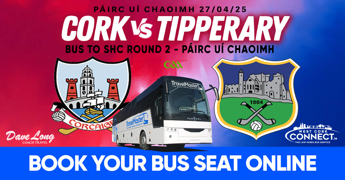 Bus To SHC Cork V Tipperary Round 2 - Páirc Uí Chaoimh Sunday 27th ...