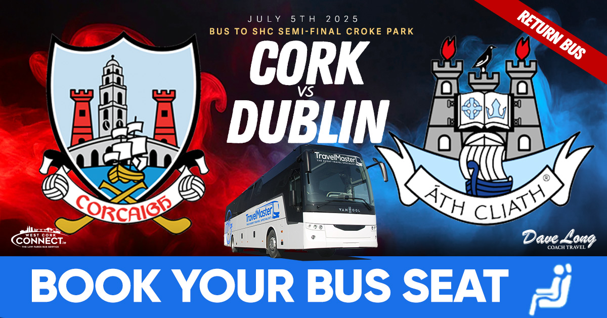 Bus To Cork v Dublin Hurling Semi-Final Croke Park 2025 Sat 5th July