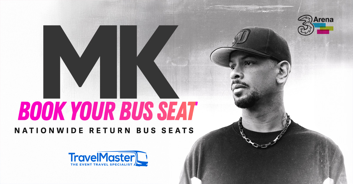 Bus to MK in the 3Arena Dublin Sat 25 Oct 25- Nationwide Return ...