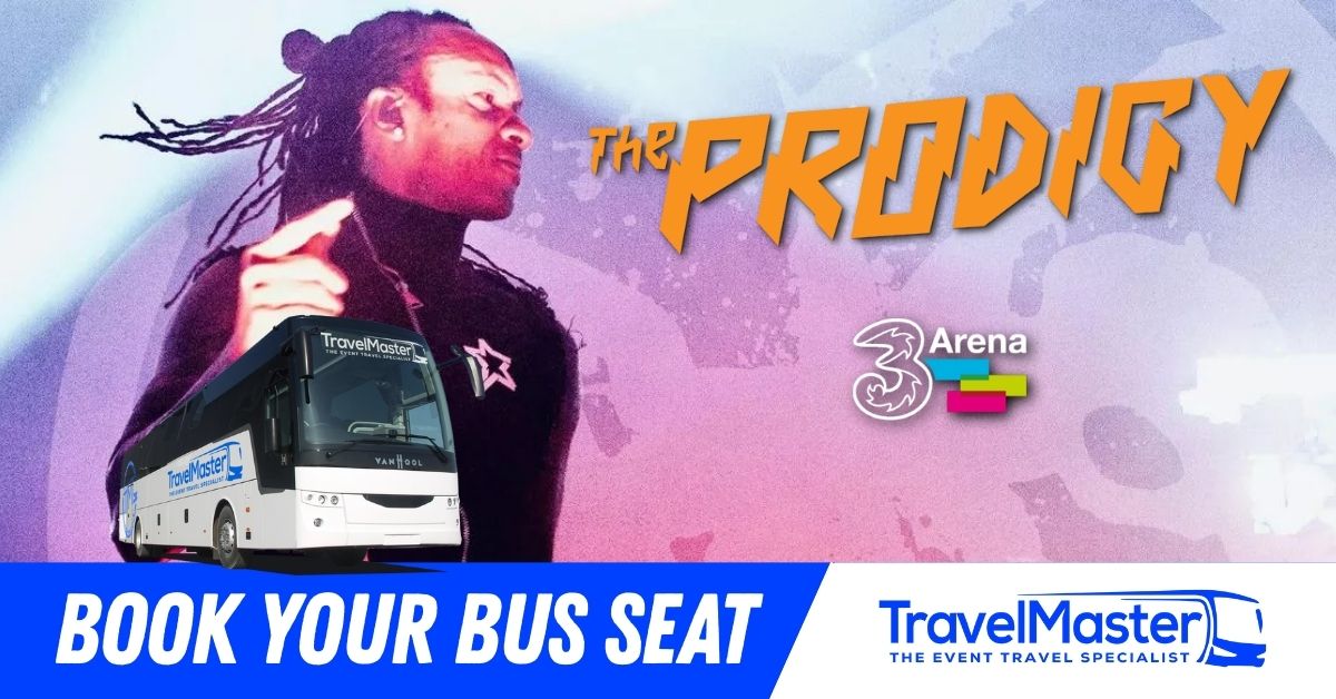 Bus to The Prodigy in the 3Arena Dublin 2026- Nationwide Return