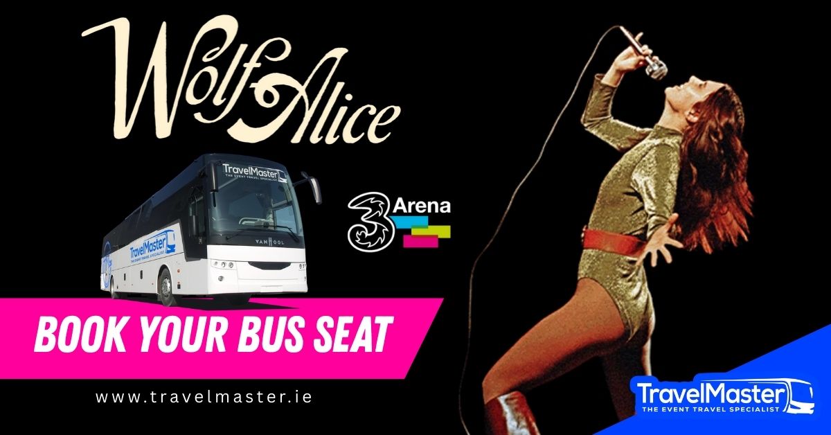 Bus to Wolf Alice in the 3Arena Dublin 2025- Nationwide Return