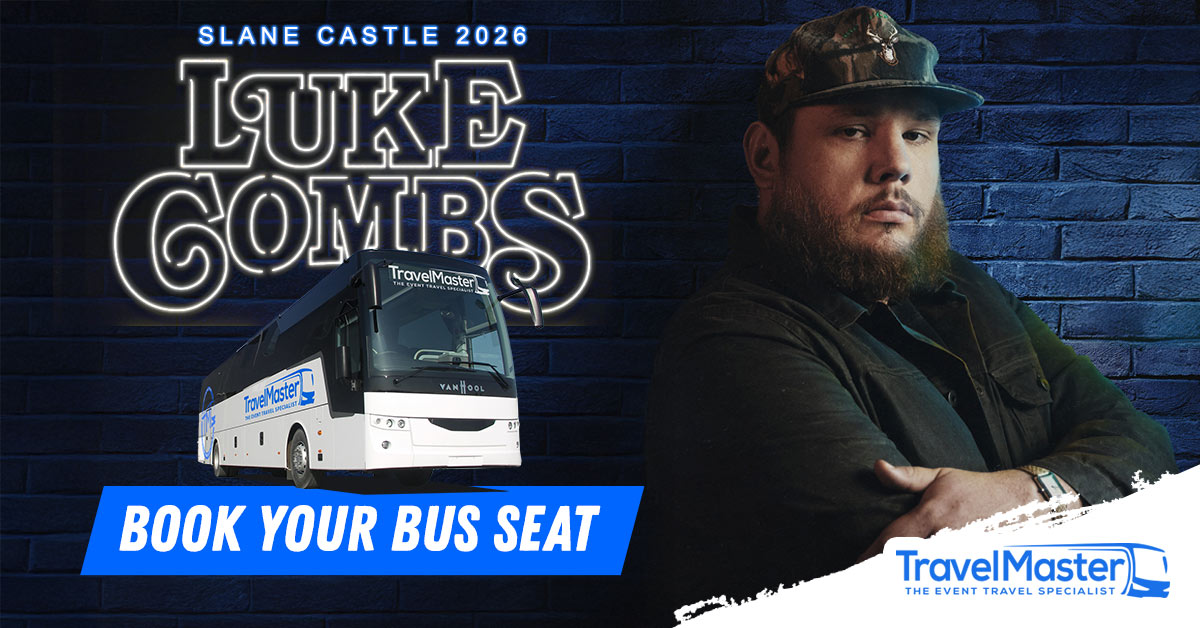 Bus to Luke Combs in Slane Castle Meath 2026 - Nationwide Return