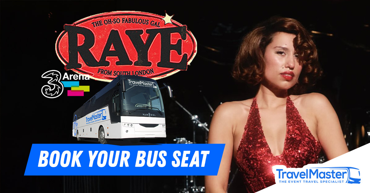 Bus to Raye in the 3Arena Dublin 2026- Nationwide Return