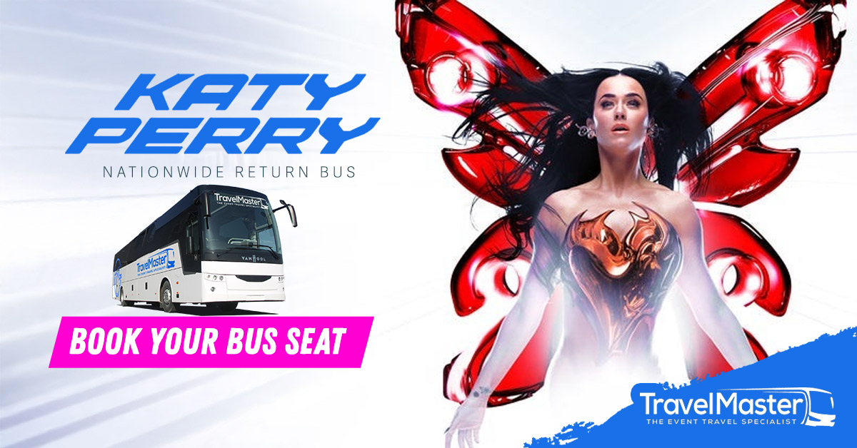 Bus to Katy Perry in Malahide Castle Dublin 2026 - Nationwide Return