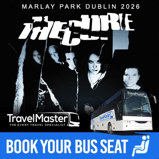 Bus to The Cure in Marlay Park Dublin 2026 - Nationwide Return