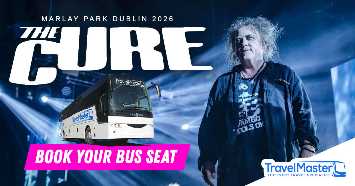 Bus to The Cure in Marlay Park Dublin 2026 - Nationwide Return