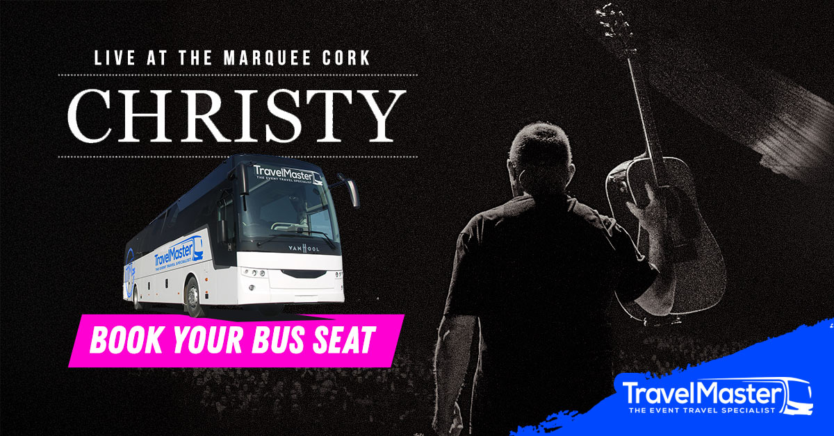 Bus to Christy Moore Live at the Marquee Cork 2026