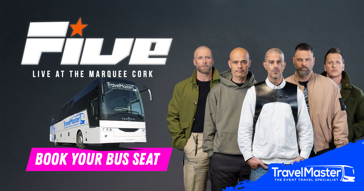 Bus to FIVE Live at the Marquee Cork 2026