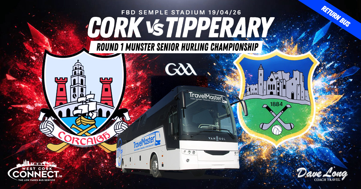 Bus to Cork Vs Tipperary Round 1 Munster Senior Hurling Championship ...
